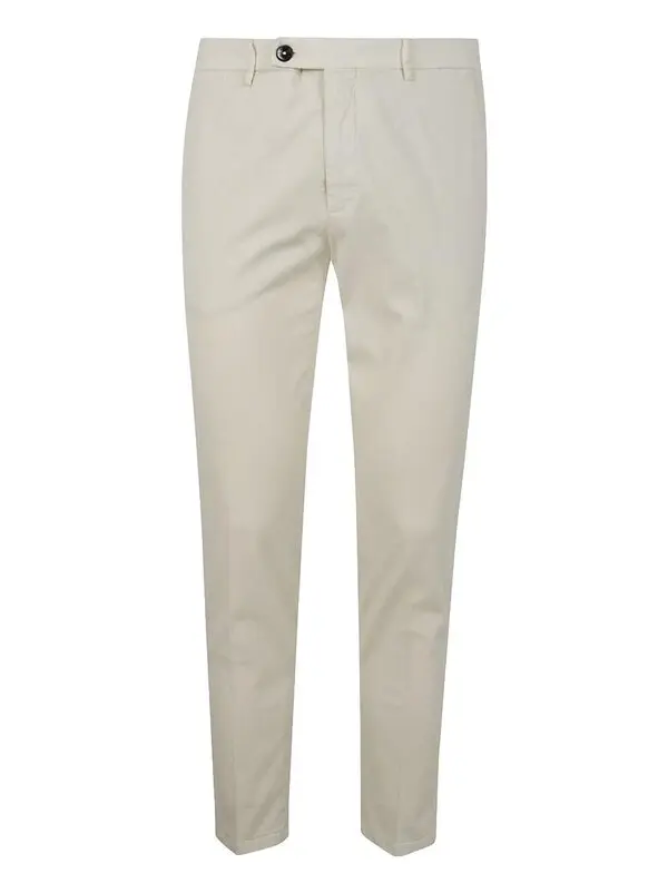MICHAEL COAL Capri American Pocket Trousers - White