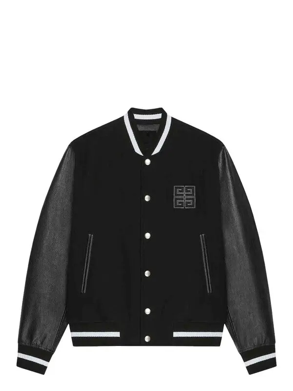Givenchy Logo Bomber Jacket - Straight Jeans