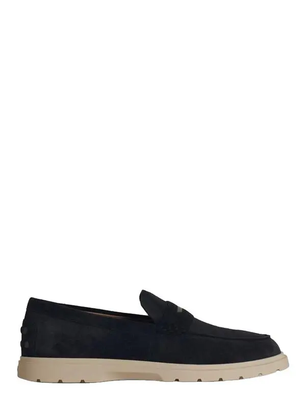 TOD'S Suede Loafers - Blue
