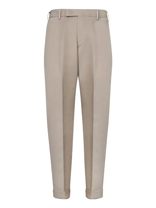 PT TORINO Trousers In Technical Fabric - Beige