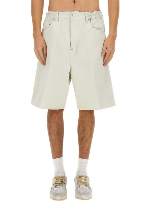 Dsquared2 Denim Bermuda Shorts - Beige