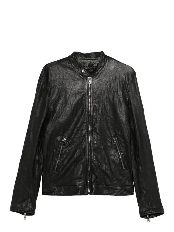 Dolce & Gabbana Leather Jacket - Black