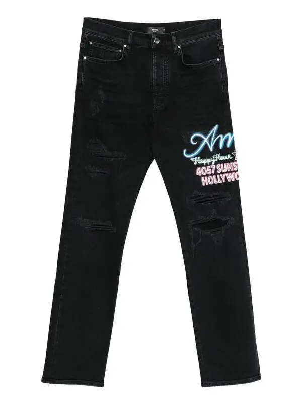 Amiri Straight Leg Denim - Black