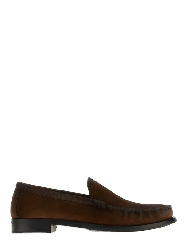 Prada Suede Loafers - Brown