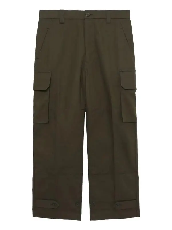 Comme Des Garçons Cargo Cotton Trouser - Green