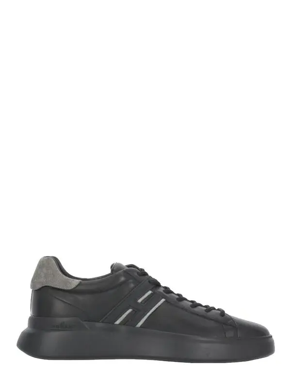 Hogan Leather Sneakers - Black