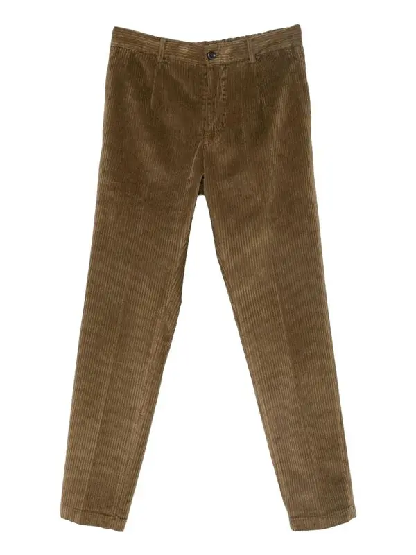 MICHAEL COAL Corduroy Trousers - Brown