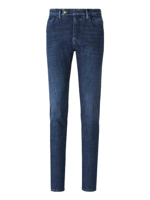 INCOTEX BLUE DIVISION Cotton Twill Jeans - Denim Dark Blue