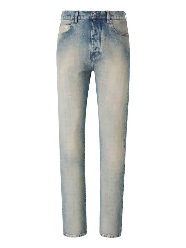 Amiri Cotton Straight Jeans - Denim Dark Blue