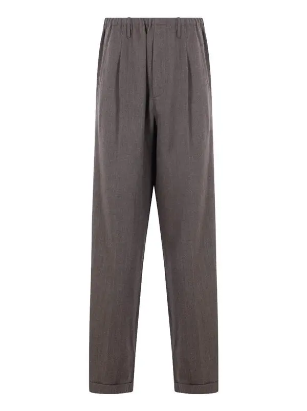 MAGLIANO Wool Blend Trousers - Brown