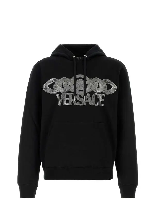 Versace Cotton Sweatshirt - Black