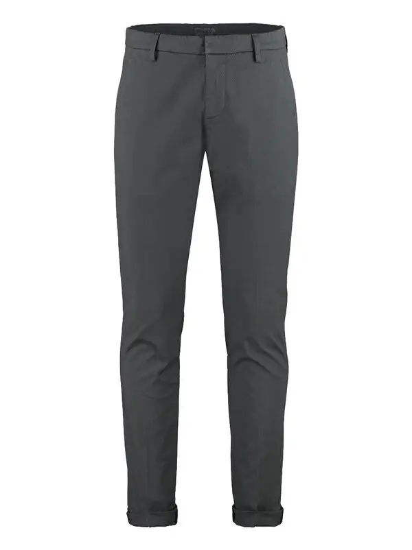 DONDUP Gaubert Stretch Cotton Trousers - Grey