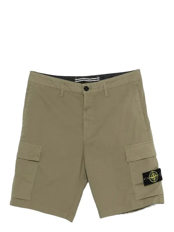 Stone Island Cargo Shorts - Green