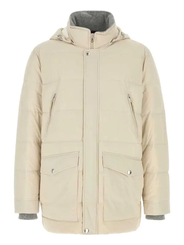 Brunello Cucinelli Down Jacket - White
