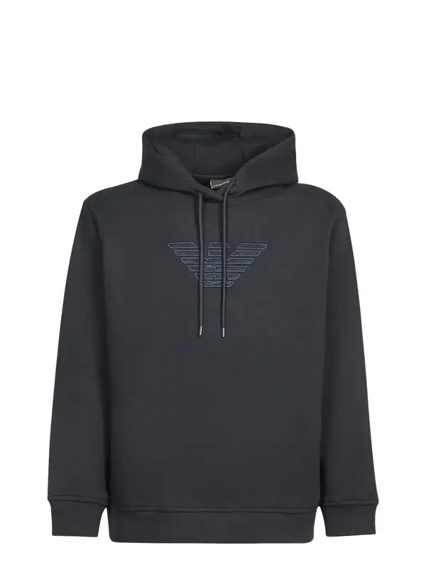 Emporio Armani Hooded Sweatshirt - Blue