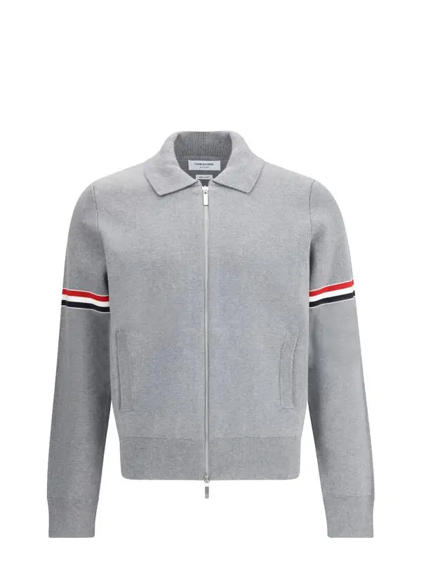 Thom Browne Zippered Sweatshirt - Grey