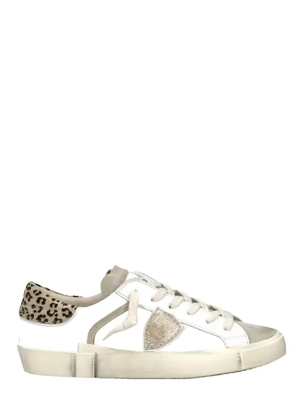 Philippe Model Lace-up Sneakers - Veau Leo_blanc Mud