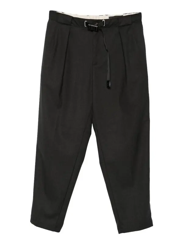 WHITE SAND Trousers - Black