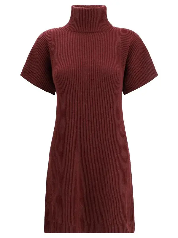 Brunello Cucinelli Knit Dress - Red