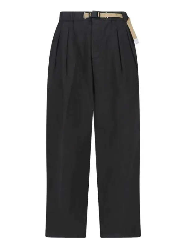 WHITE SAND Trousers - Black