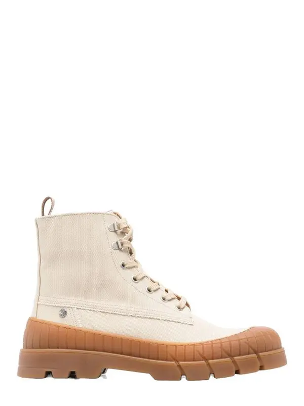 Kenzo Lace-up Boots - Beige