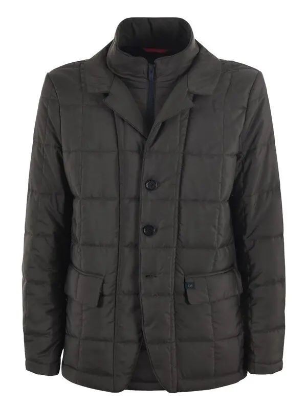 FAY Quilted Jacket - Green