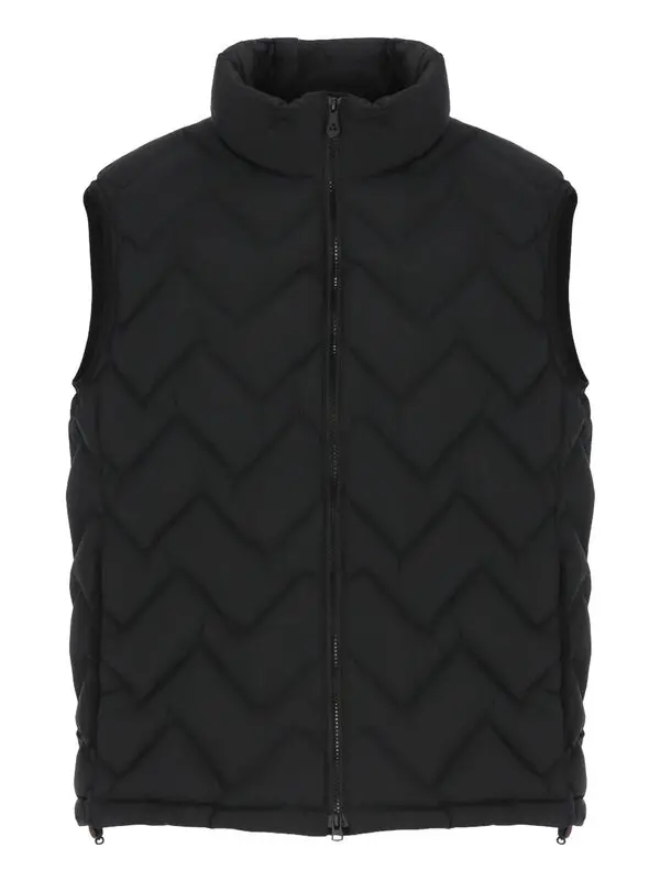 Peuterey Padded Tech Fabric Vest - Black
