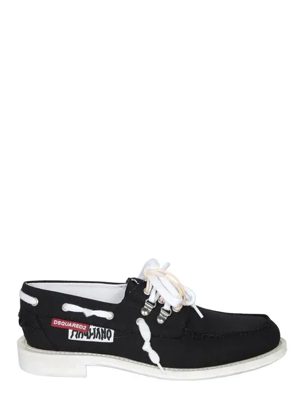 Dsquared2 Boat Shoes - Black