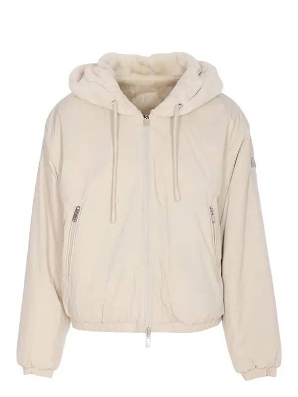 Moose Knuckles Zipped Nylon Jacket - White