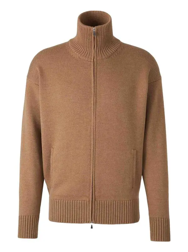 GRAN SASSO Wool Knitted Cardigan - Brown