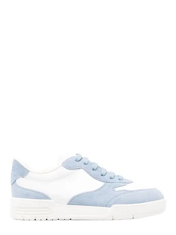 Moschino Lace-up Sneakers - Light Blue/white
