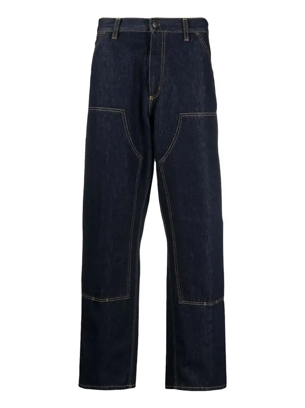 Carhartt Work In Progress Double Knee Pant - 0102 Blue Rinsed