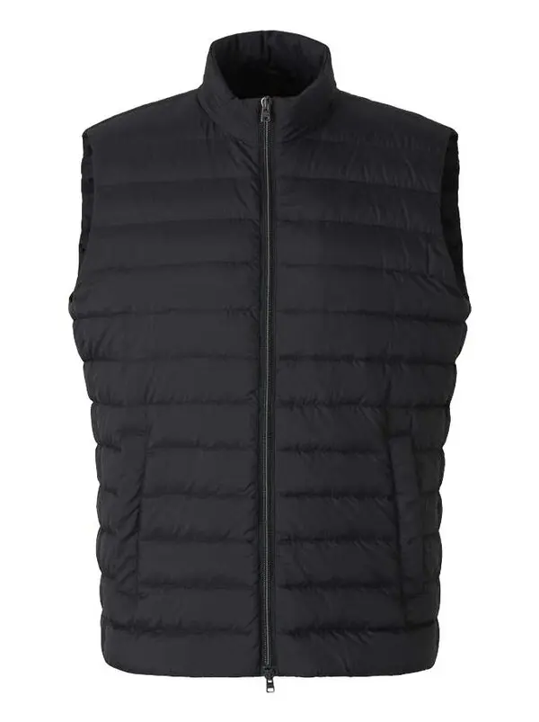 Herno Quilted Vest - Black