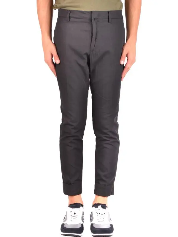 PAOLO PECORA Trousers - Black