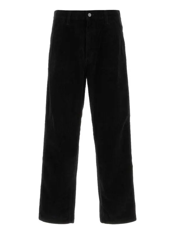 Carhartt Work In Progress Single Knee Corduroy Pants - Black