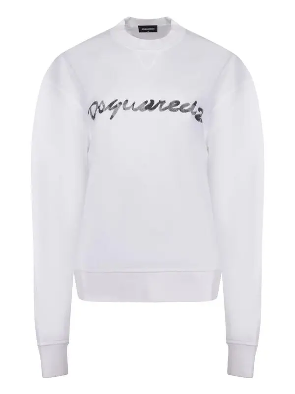 Dsquared2 Cotton Sweatshirt - White