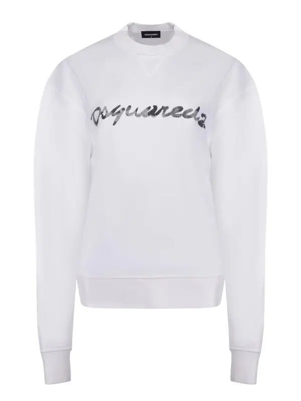 Dsquared2 Cotton Sweatshirt - White