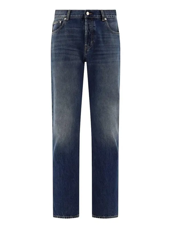 Alexander McQueen Straight-leg Jeans - Blue
