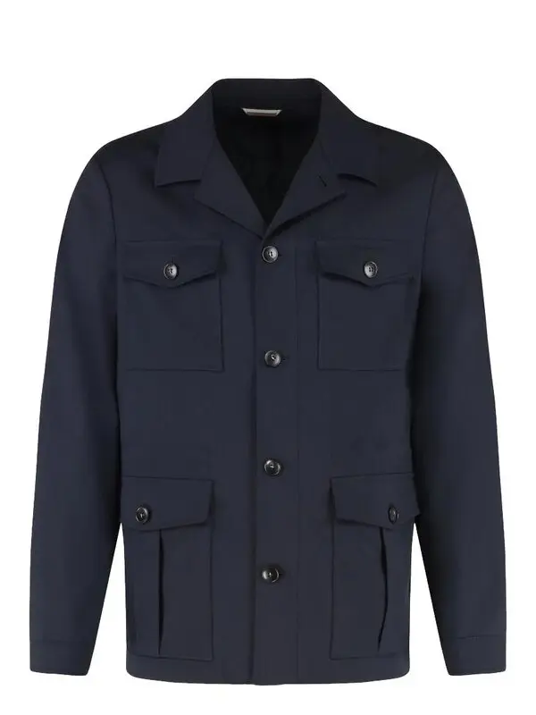 Canali Wool Blazer - Blue