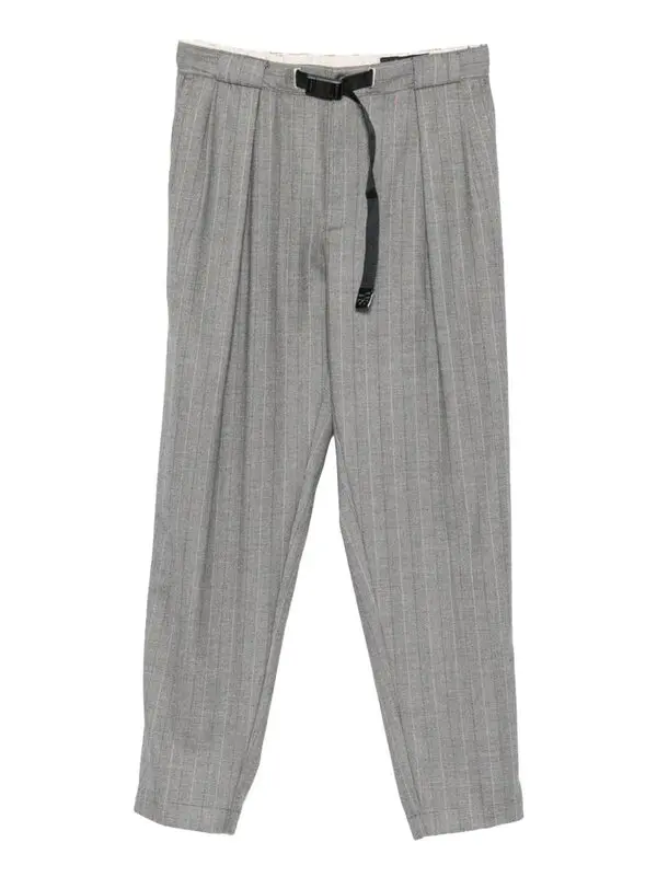WHITE SAND Drawstring Trousers - Grey