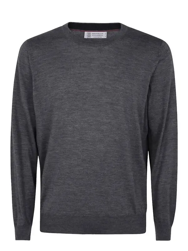 Brunello Cucinelli Round Neck Sweater - Grey