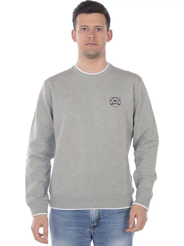 Kenzo Tiger Crest Sweatshirt - Grey