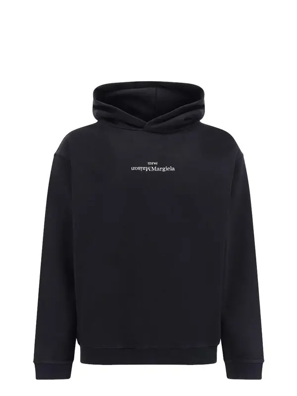 MAISON MARGIELA Cotton Hoodie - Black