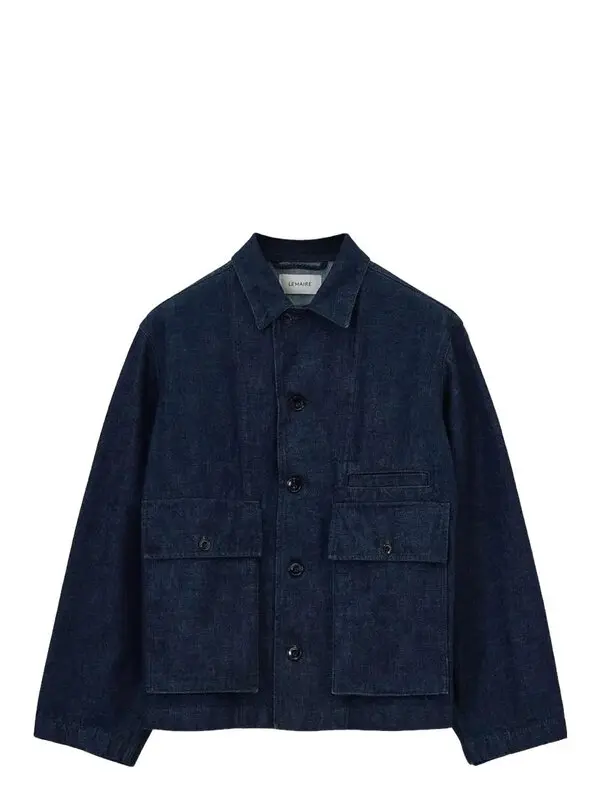 LEMAIRE Boxy Denim Jacket - Bl Denim Indigo