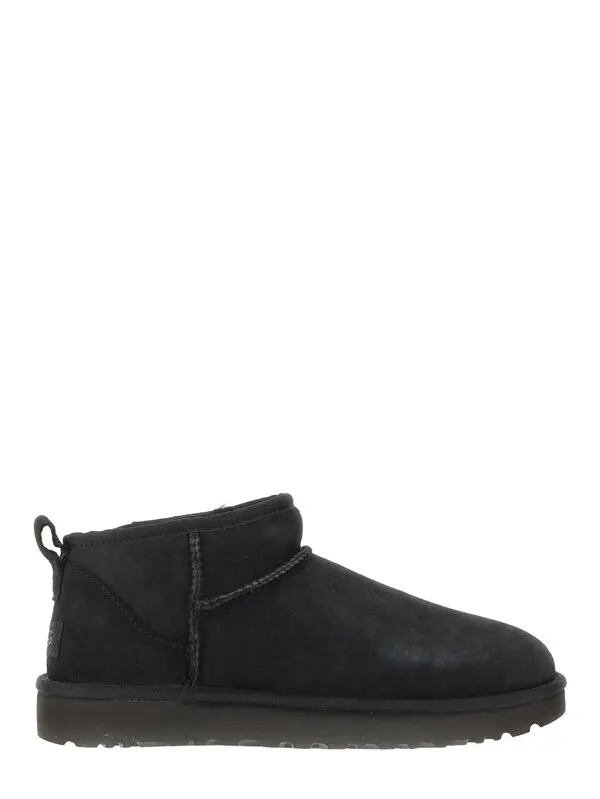 UGG Classic Ultra Mini Ankle Boots - Black