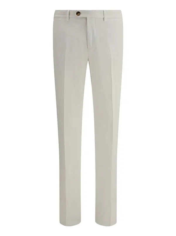 Brunello Cucinelli Cotton Dyed Pants - White
