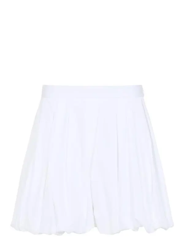 JIL SANDER Voluminous Cotton Bermuda Shorts - White