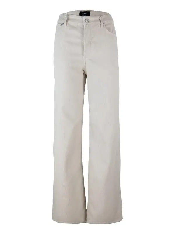 A.p.c. Cotton Pants - Beige