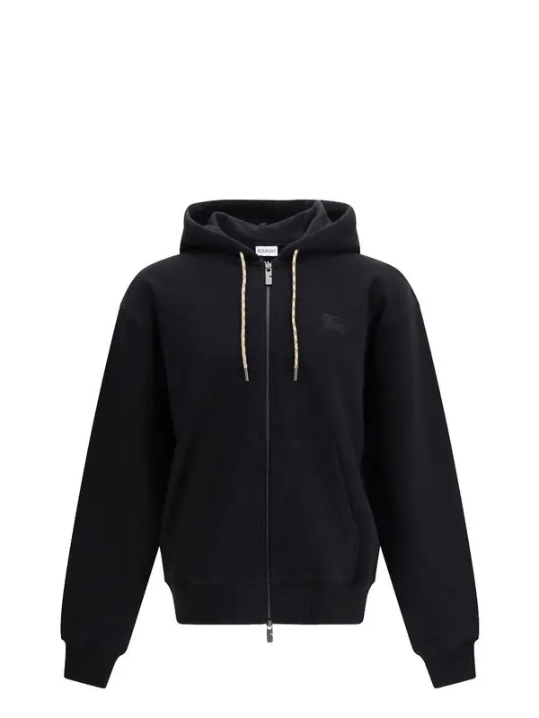 Burberry Cotton Hoodie - Black
