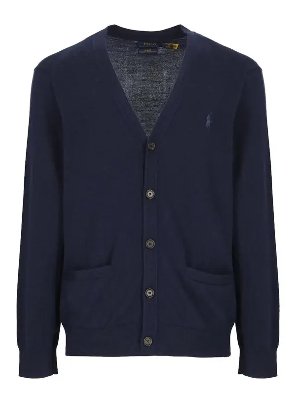 Ralph Lauren Wool Cardigan - Blue